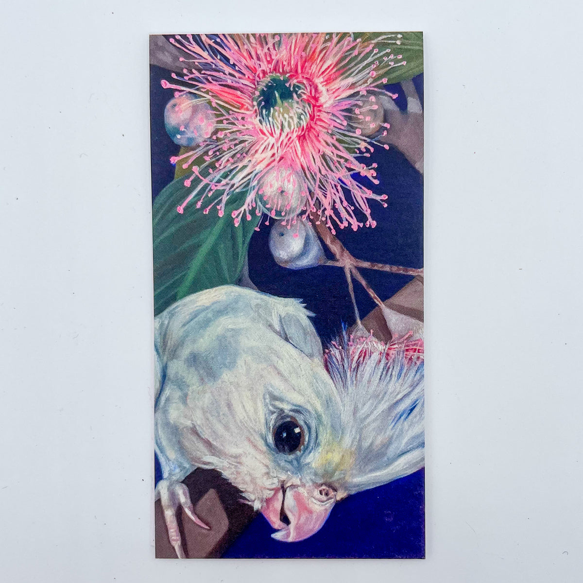 Magnetic Paper Bookmark - Albino Cockatiel Design – WOMBAT BRAIN